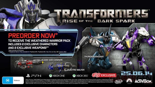 Transformers Rise Of The Dark Spark Dates Et Bonus De Pr commande 